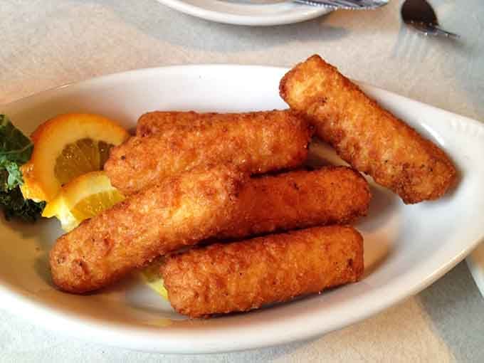 Golden, crispy, and stacked like a delicious little tower. These cheese sticks are the appetizer your evening deserves.