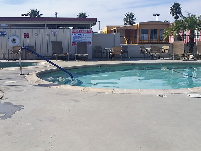 A sparkling pool waiting for you, because retirement should feel at least a little like vacation.