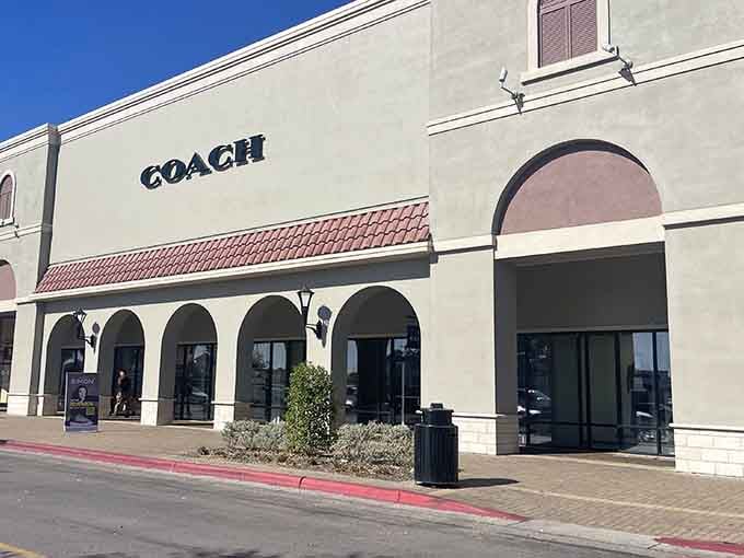Coach outlet in San Marcos, where that handbag you've been eyeing finally becomes a very reasonable life decision.