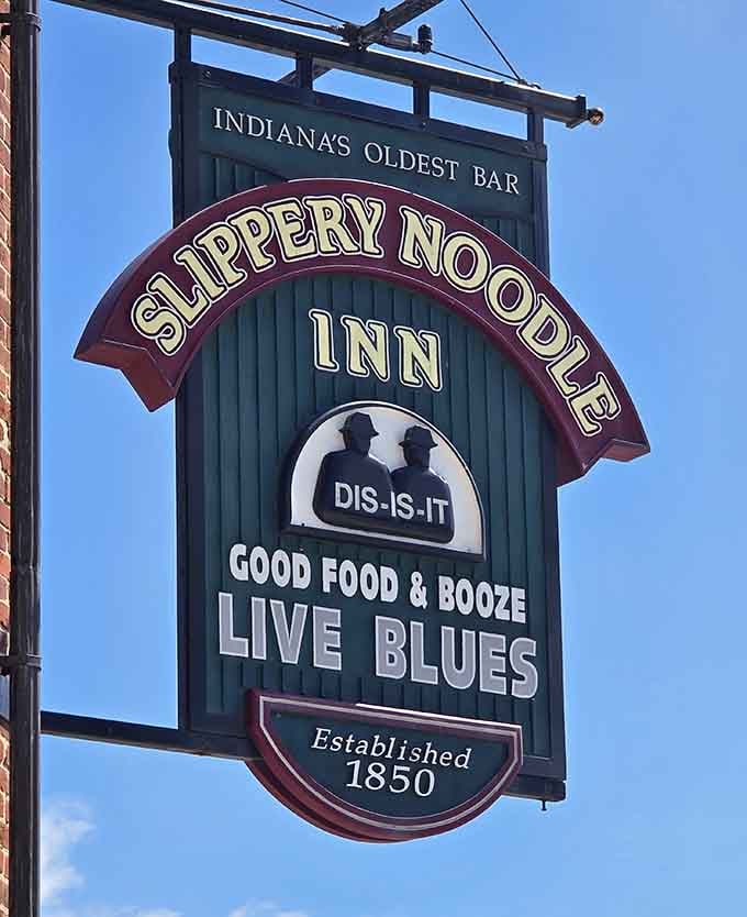 When a sign says "Good Food, Booze, and Live Blues," you don't ask questions, you just walk in.