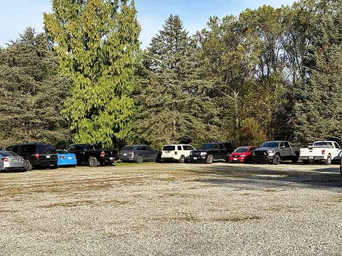 Even the parking lot has good energy here. That's how you know you've found somewhere special.