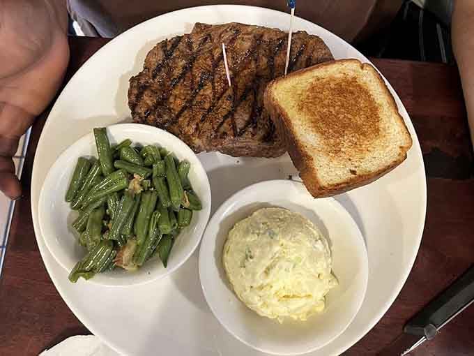 Those char-grilled marks on a ribeye tell a story of high heat, good beef, and zero regrets.