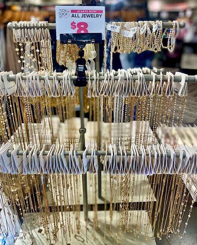 Eight-dollar jewelry that looks like you spent considerably more, fooling absolutely everyone at the next gathering.