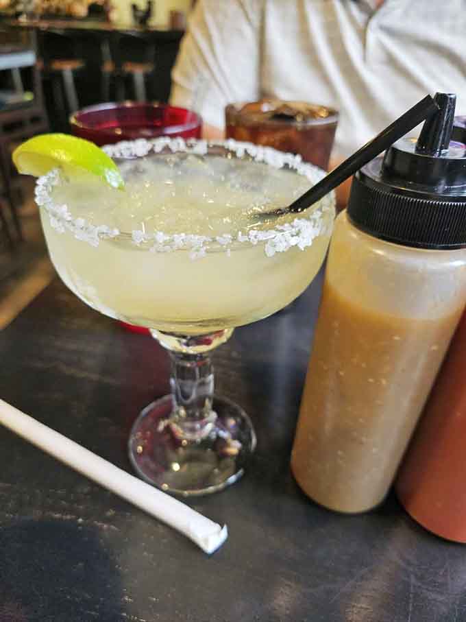 Salt-rimmed, lime-kissed, and ice-cold. This margarita is the official drink of great decisions.