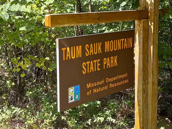 When the sign says Taum Sauk Mountain State Park, it means business, and so should you.