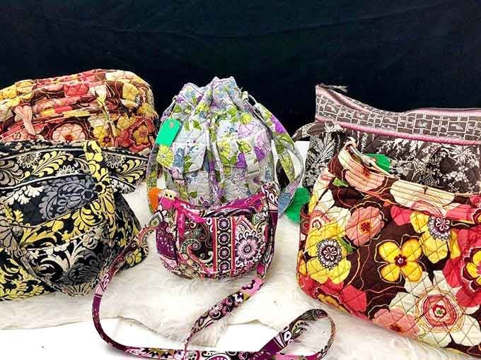 Quilted, colorful, and completely charming. These Vera Bradley bags found their way here, and now they're waiting for you.