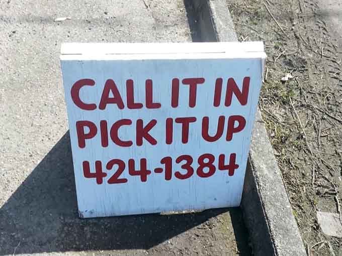 Call it in, pick it up. Four words that might be the most exciting instructions you'll follow all week.