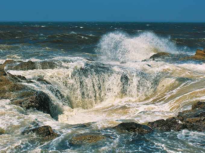 Thousands of gallons disappearing in seconds, like your paycheck but way more entertaining to watch.