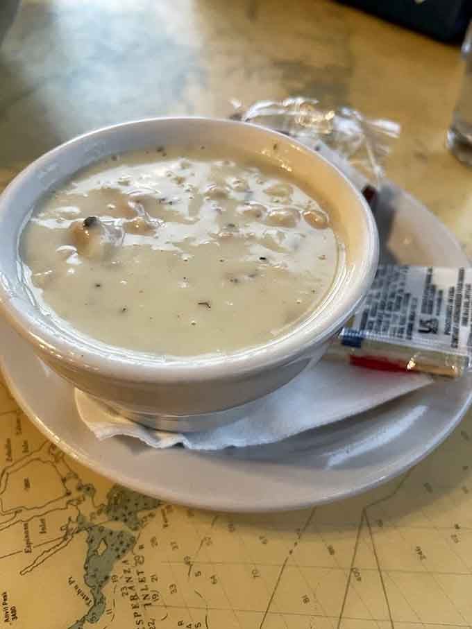 Creamy clam chowder loaded with clams, because sometimes you need a bowl of pure Pacific Northwest comfort.