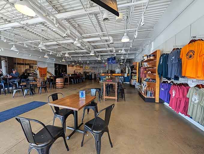 Alewerks Brewing Company proves that even outlet shopping requires proper hydration and adult beverages for survival.