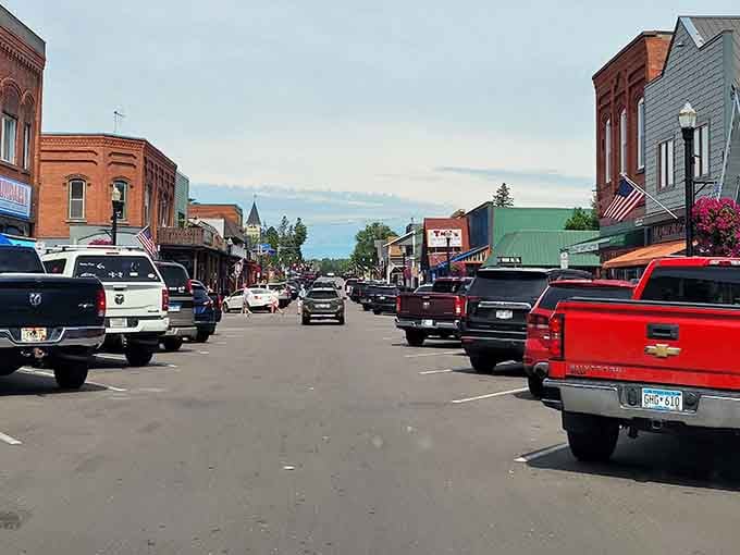 Hayward's lively main street buzzes with pickup trucks and American flags, a Northwoods town that knows exactly who it is.