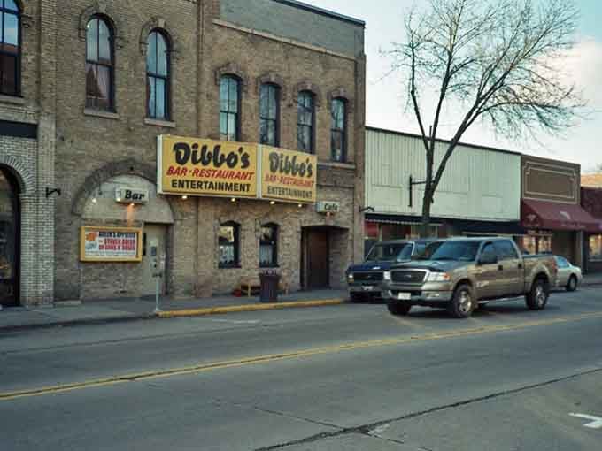 Dibbo's Bar and Restaurant sign in Hudson has the kind of old-school charm that makes you want to pull up a stool immediately.