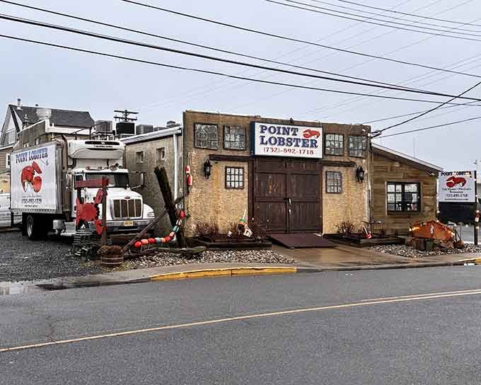 A refrigerated truck, lobster trap decor, and a weathered wood facade &mdash; Point Lobster Co. looks exactly like a place that takes its seafood very seriously.