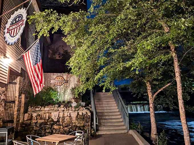 Outdoor dining spaces invite you to linger over meals, where conversation matters more than rushing to the next thing.