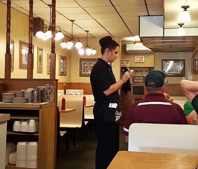 Good service is an art form, and the staff at Charlie's have clearly been practicing for years.