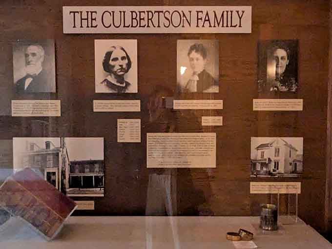The Culbertson family, frozen in time. Their story fills every room of this magnificent Indiana landmark.