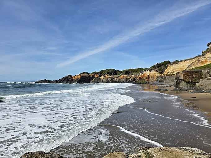 This beach looks like it was designed specifically to make you forget every email sitting in your inbox.