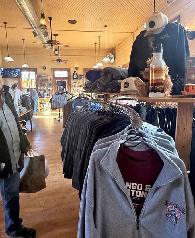 The gift shop is stocked with everything you need to prove you actually did this incredible trip.