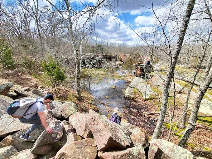 Scrambling over ancient granite like it's completely normal. Spoiler: it never gets old, literally or figuratively.