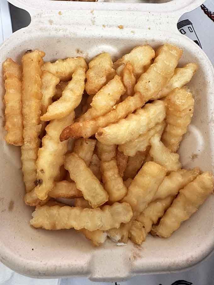 Golden, crispy, salty perfection that disappears faster than your willpower around really good French fries always does.