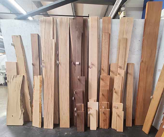 Raw wood planks for the DIY enthusiasts who see potential furniture in every unfinished board.