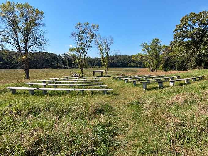 Outdoor seating with million-dollar views, where the only admission price is showing up and breathing fresh air.