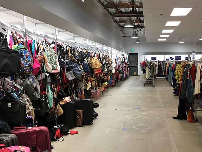 Backpacks, purses, and luggage galore. Someone's loss is absolutely, undeniably your very stylish gain.