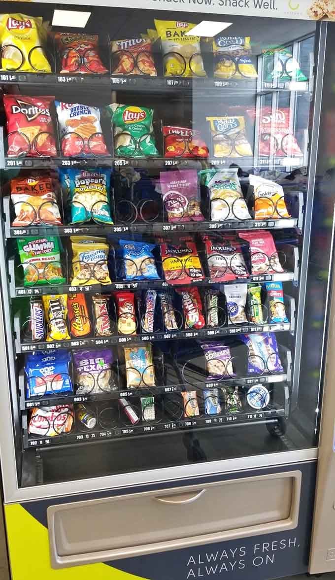 Chips, candy, and jerky on standby. Every serious treasure hunt deserves a proper snack break.