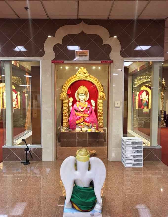 Badri Narayana, radiant in pink and gold, presides over a shrine that feels both ancient and completely alive.