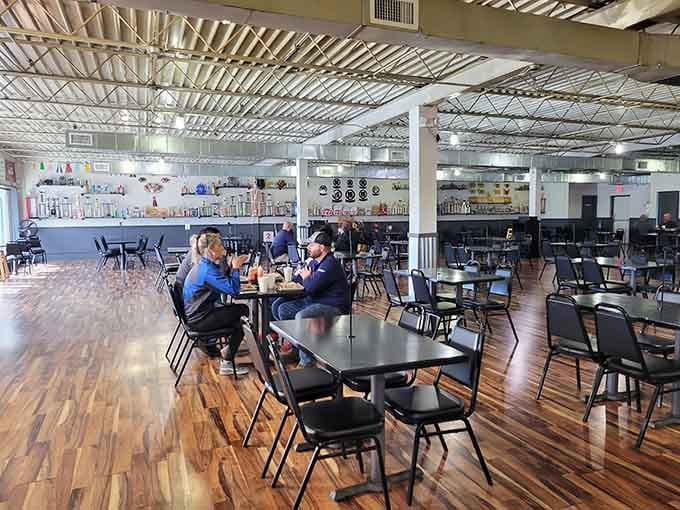 Plenty of seating means you can settle in and enjoy your meal without feeling rushed or cramped.