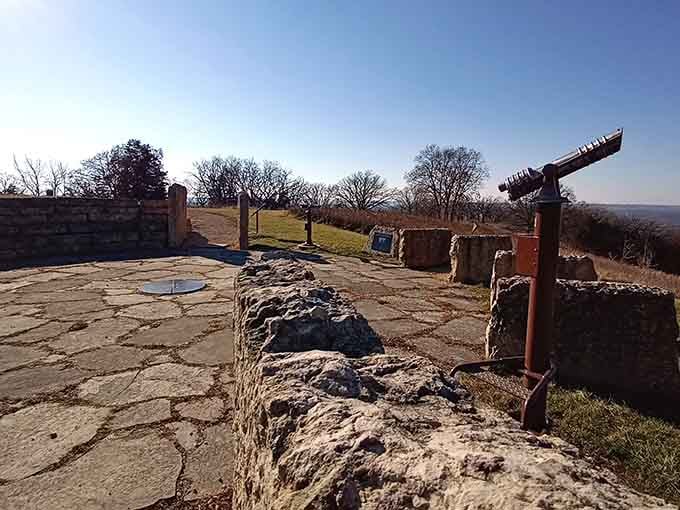 The central plaza offers 360-degree views that'll make you forget you're standing in Illinois, not some exotic locale.