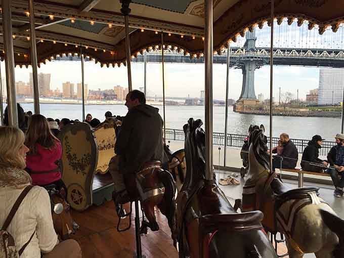 Real people, real joy, real river views. This is what a good afternoon in Brooklyn looks like.