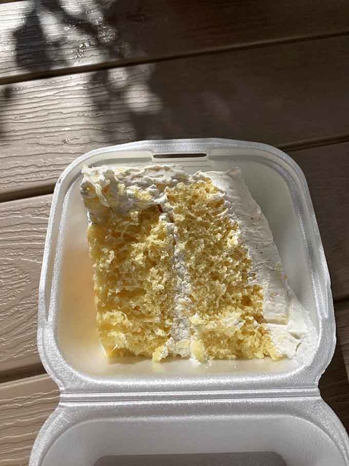 Pineapple cake with creamy homemade topping is the sweet ending your burger-filled meal absolutely deserves right now.