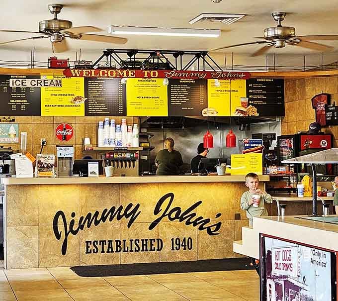 The counter where countless orders have been placed, dreams fulfilled, and hunger defeated since Eisenhower was president.