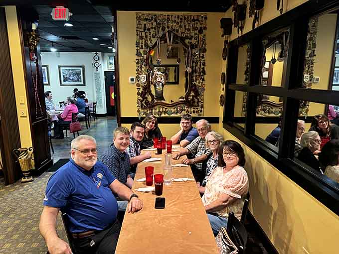 Big tables, happy faces, and red cups, Julia's is the kind of place that brings everyone together.