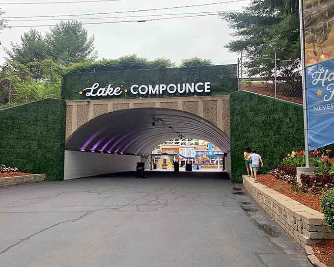 That tunnel entrance feels like a portal. On the other side, the whole day opens up in front of you.