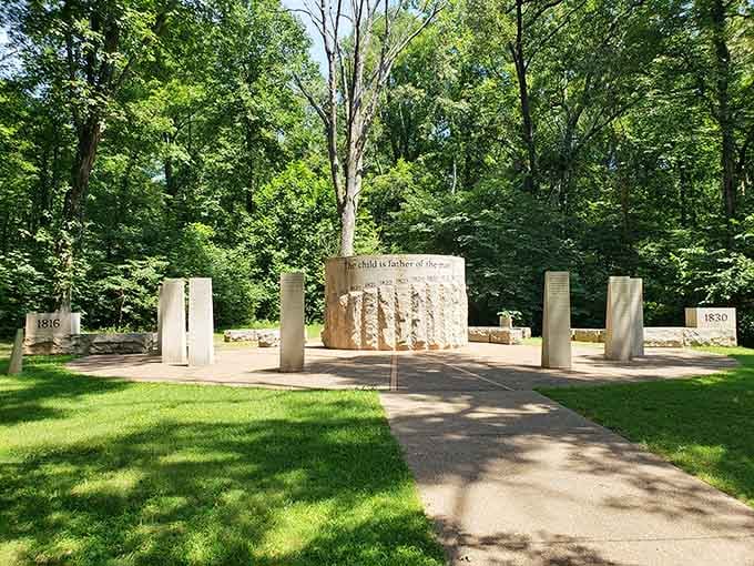 The Lincoln Bicentennial Plaza honors history in a landscape that shaped a president's character and vision.