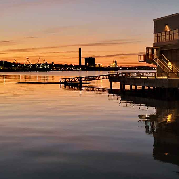 Sunset paints the harbor in colors so stunning, you'll forgive yourself for taking way too many photos.