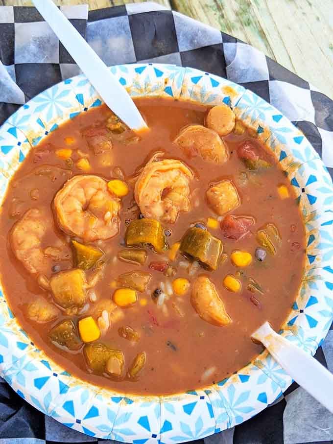 A bowl of Granny's Gumbo this rich and loaded is basically a warm hug from the Florida Panhandle itself.