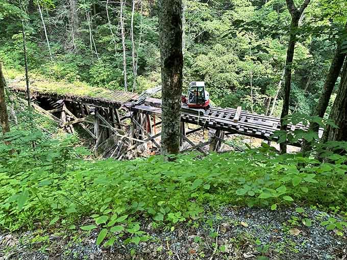 Active restoration work on the trail means this adventure keeps getting better. Progress never looked so rugged.