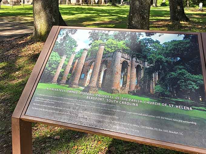 The sign says it all &mdash; this sacred, privately owned historic property has been welcoming respectful visitors for generations.