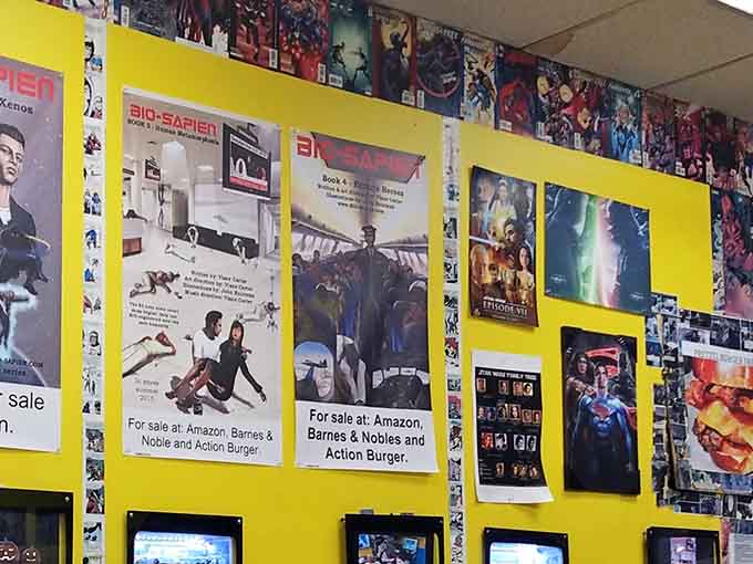 Wall decor that celebrates pop culture history, turning every meal into a trip through your favorite memories.