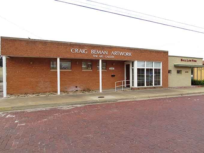Craig Beman Artwork Fine Art Gallery proves Stephenville has range, cowboys and canvases coexisting beautifully on the same street.