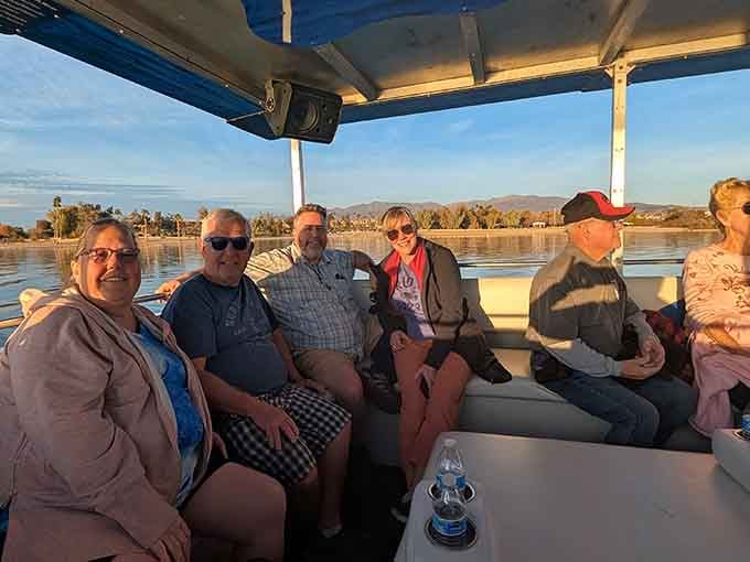 Smiling faces, golden light, and good company. This is what a perfect afternoon actually looks like.