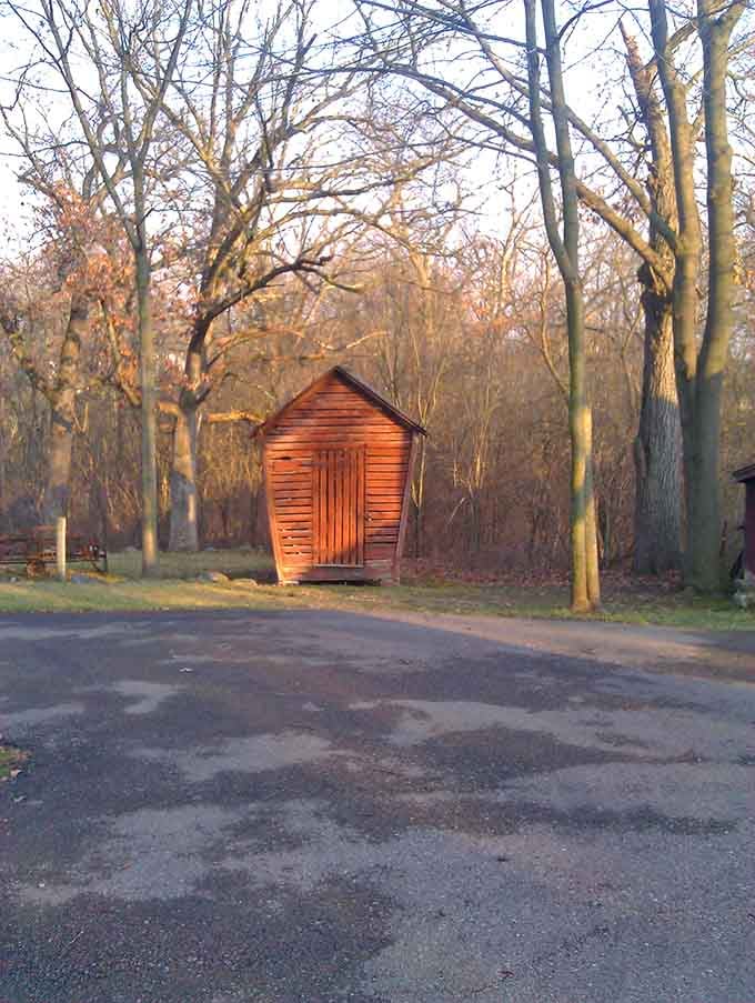 Even the humble wooden shack on the grounds has a quiet dignity that fits perfectly with everything else.