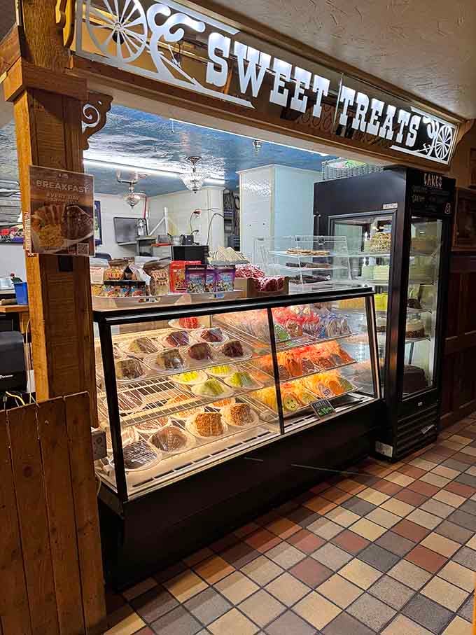 Colorful, cheerful, and dangerously tempting. The Sweet Treats counter is the dessert you didn't plan on.