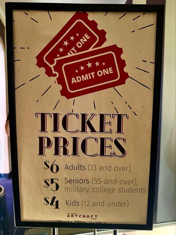 Ticket prices this reasonable inside a theater this beautiful, frankly, it feels like getting away with something.
