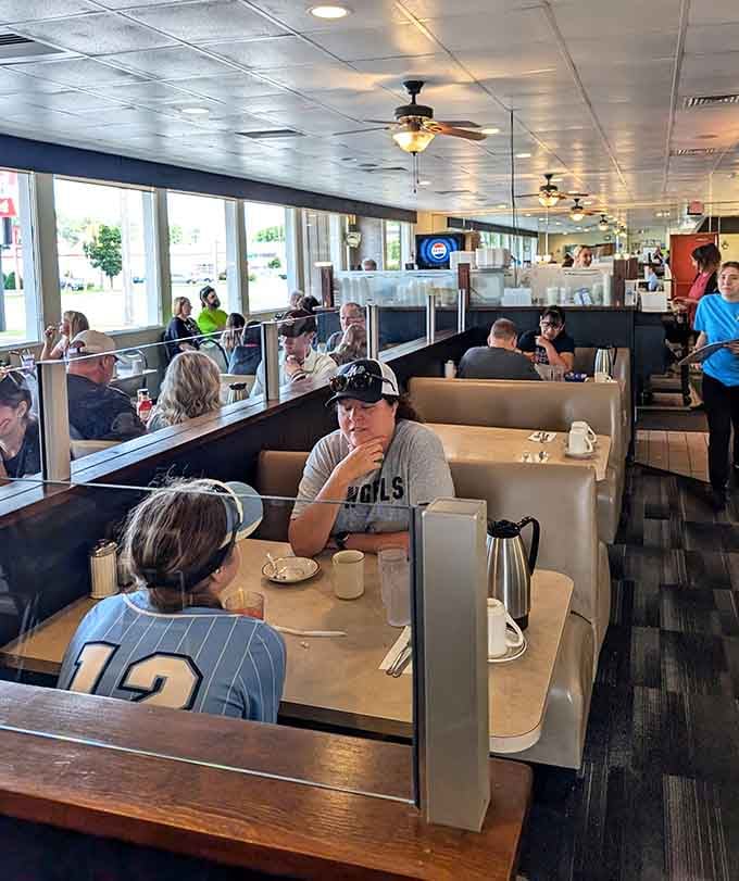 A full, buzzing dining room on any given morning. Clearly, Green Bay knows exactly where the good food lives.