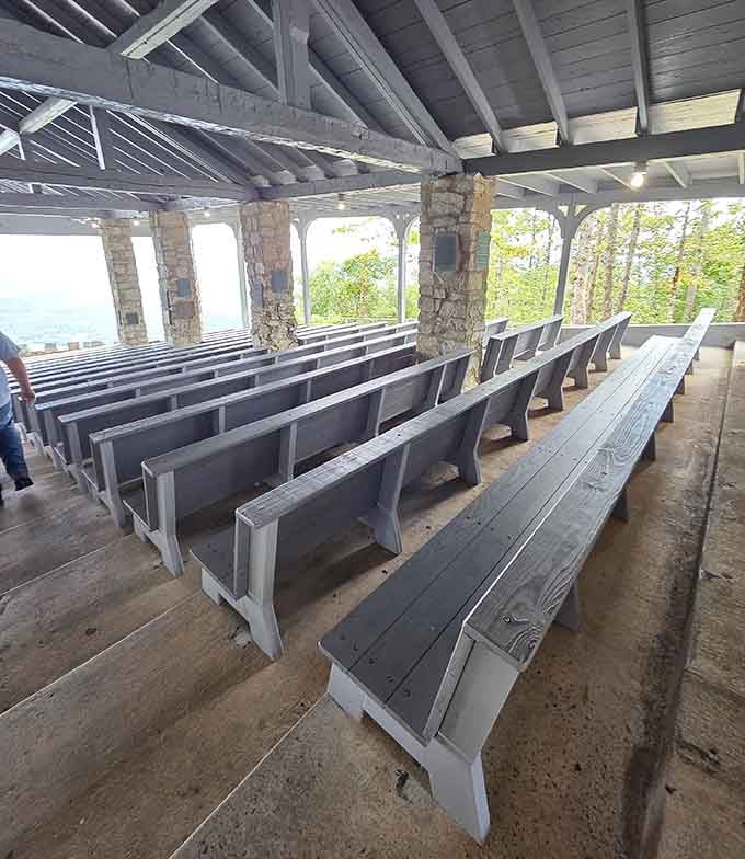 The simplest chapel you'll ever sit in, and somehow the most unforgettable one too.