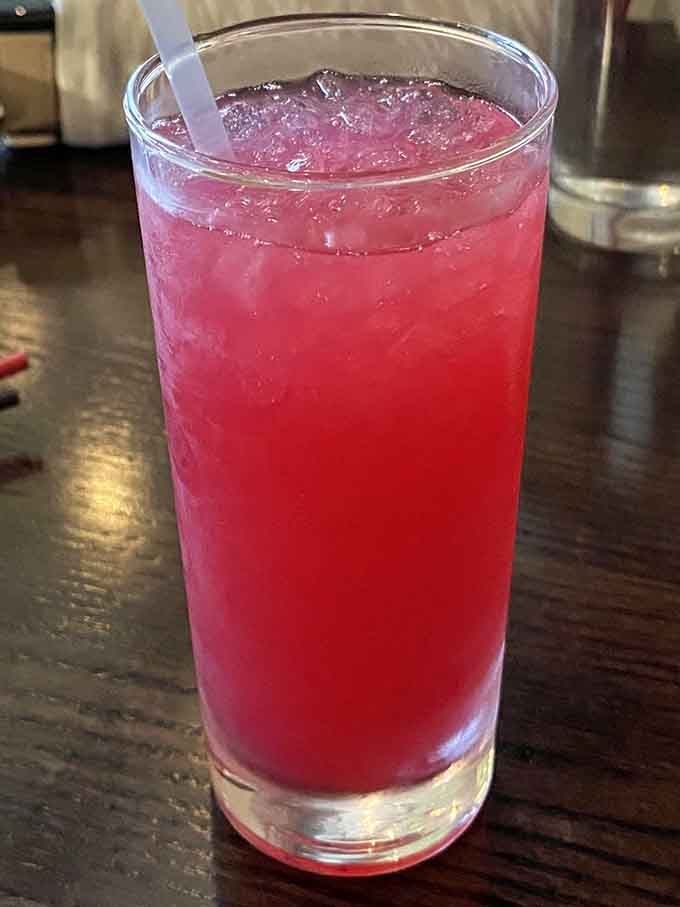 Somewhere between a refreshment and a revelation, this vivid pink drink is the kind of thing you order twice without thinking.